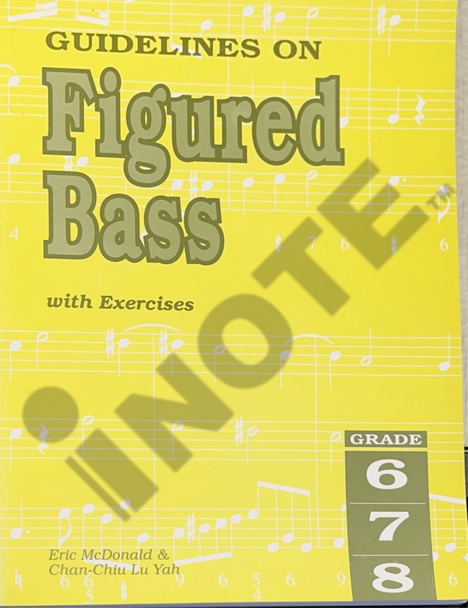 Rhythm MP Guidelines on Figured Bass with Exercises Grade 6-8 Music ...