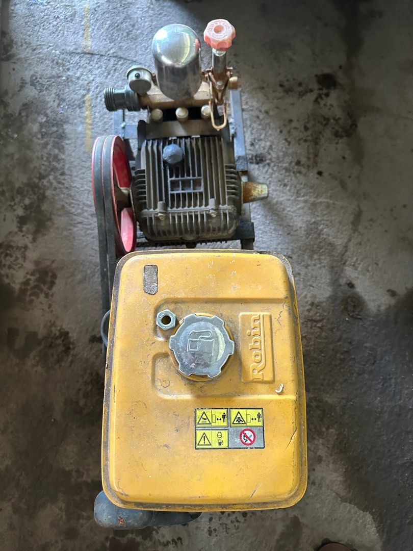 ROBIN ENGINE EY20 C/W 35BAR (500PSI) POWER SPRAYER PLUNGER PUMP ...