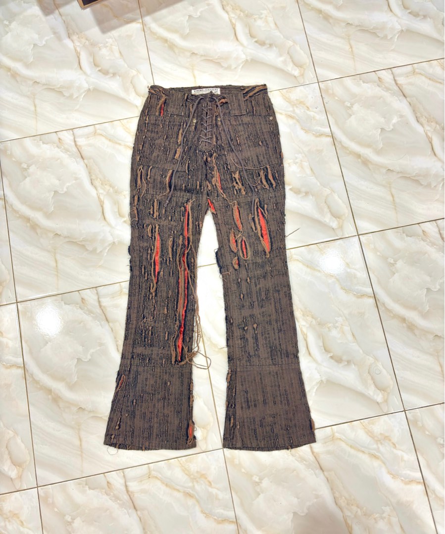 Roen x hiromu takahara distressed jeans japan ...
