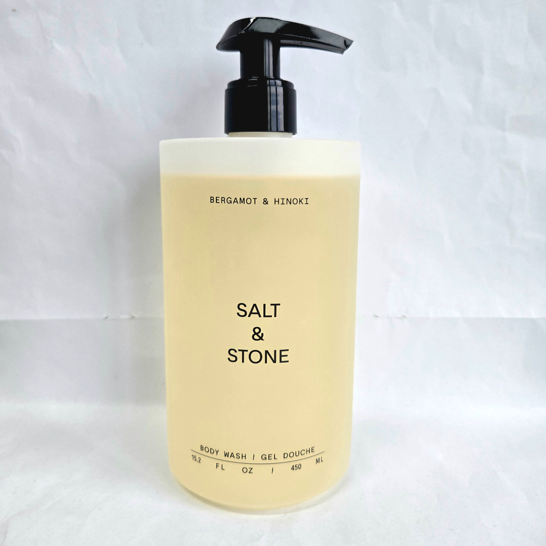 Salt & Stone Body Wash Shower Gel Soap Bergamot Hinoki Antioxidant ...