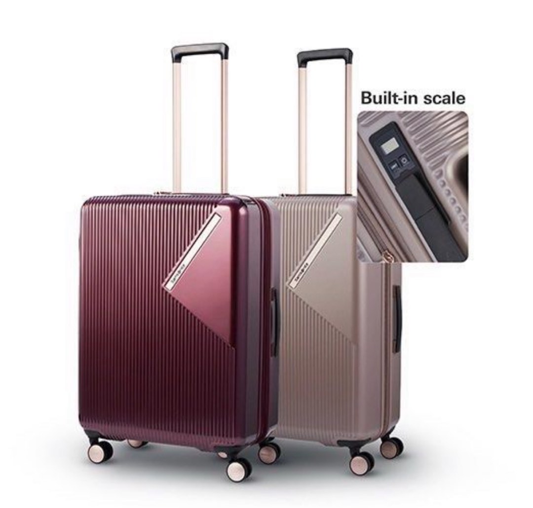Samsonite Zeltus 69cm 360 Spinner Expandable Luggage & Build in scale ...