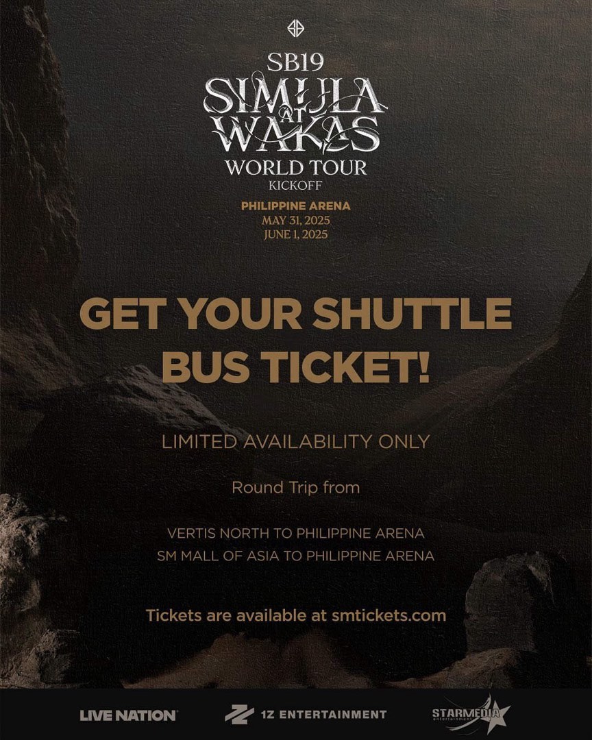 SB19 SAW KICKOFF SHUTTLE BUS, Tickets & Vouchers, Event Tickets on ...