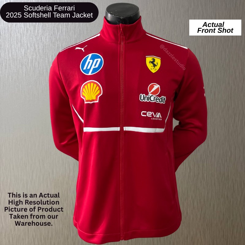 Formula One Scuderia Ferrari Softshell Team Jacket, Men's Fashion ...