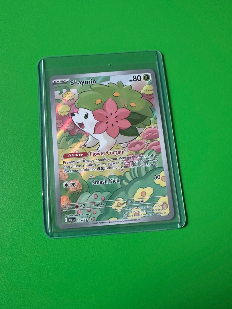 Shaymin IR | Cute | Team Rocket | Illustration Rare | Pokemon English ...