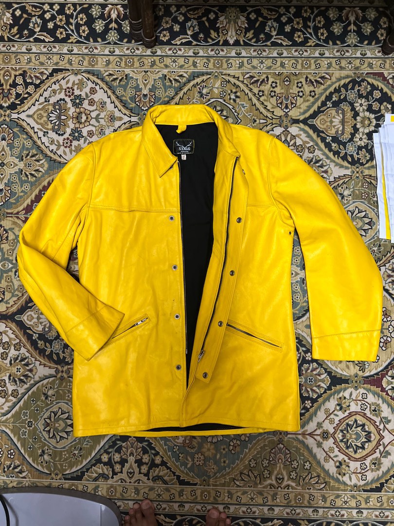 Stag Genuine Leather Jacket Vintage Insipred By Rick Owen, Men's ...