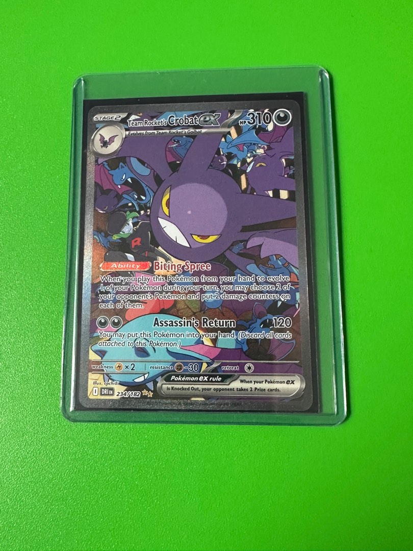 Team Rocket’s Crobat EX SIR | Illustration Rare | Pokemon English ...