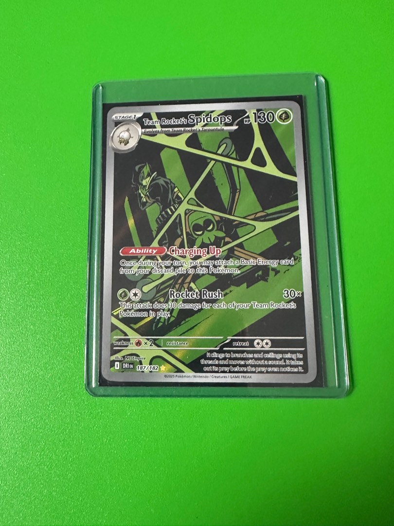 Team Rocket’s Spidops IR | Illustration Rare | Pokemon English ...