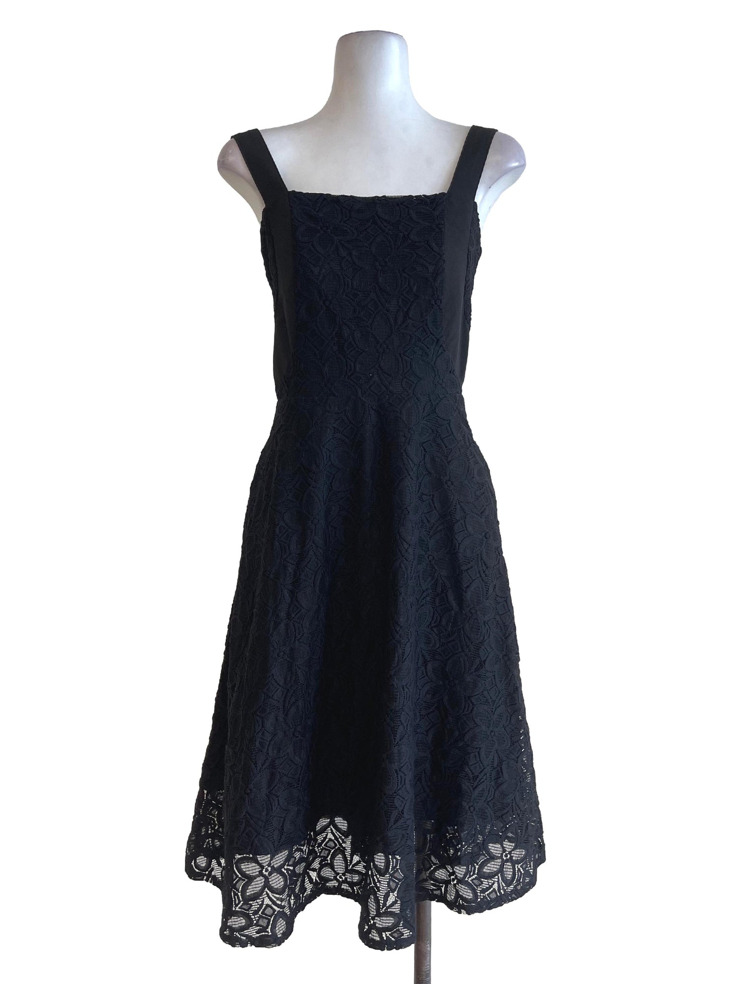 The Thread Theory Black Lace Dress, Women's Fashion, Dresses & Sets ...