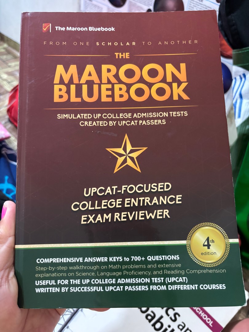 UP Reviewer Maroon Bluebook, Hobbies & Toys, Books & Magazines ...