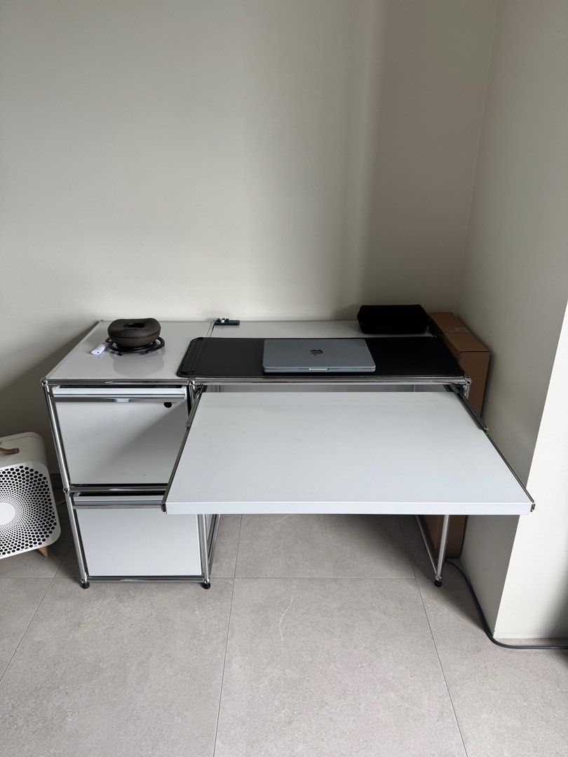 USM Haller Home Office Desk, Furniture & Home Living, Furniture ...