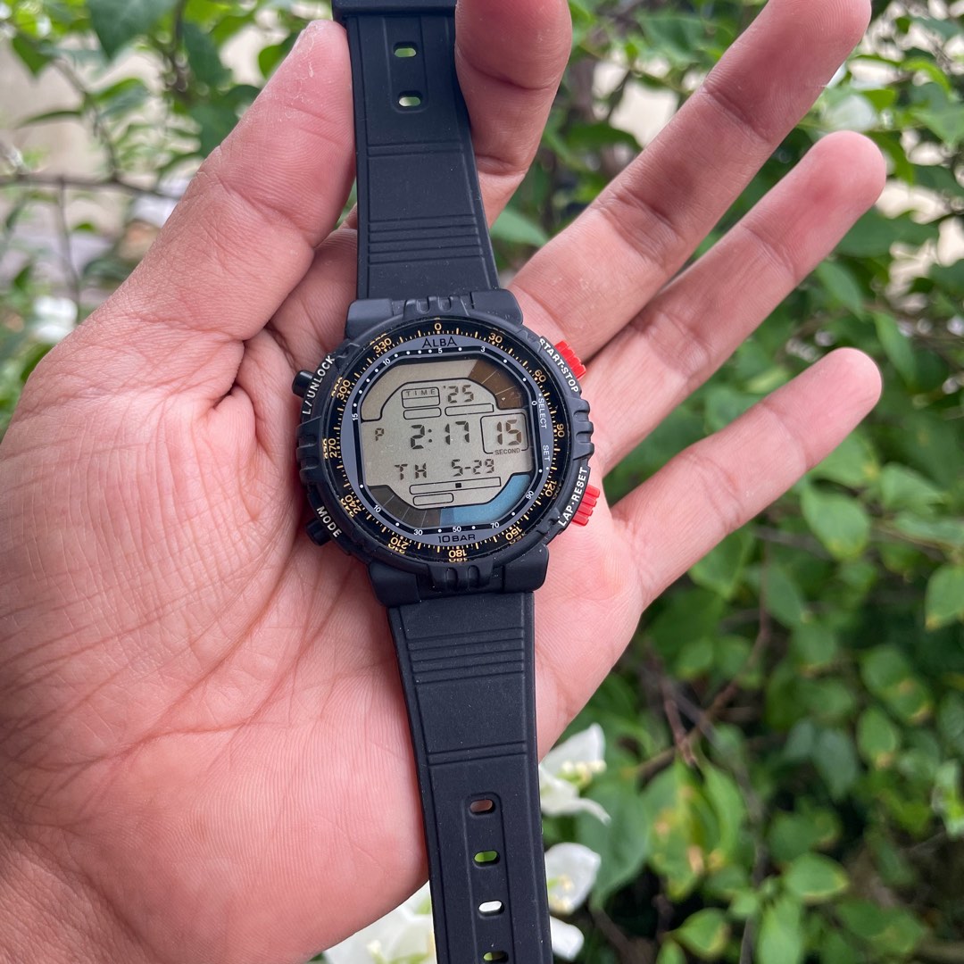 Very Rare Alba Chrono Watch, Hobbies & Toys, Collectibles & Memorabilia ...