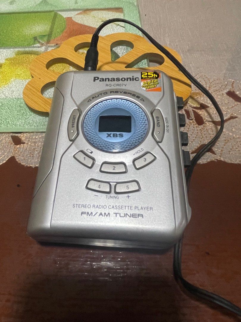 Walkman Panasonic RQ-C07V Stereo Radio Cassette Player., Audio ...