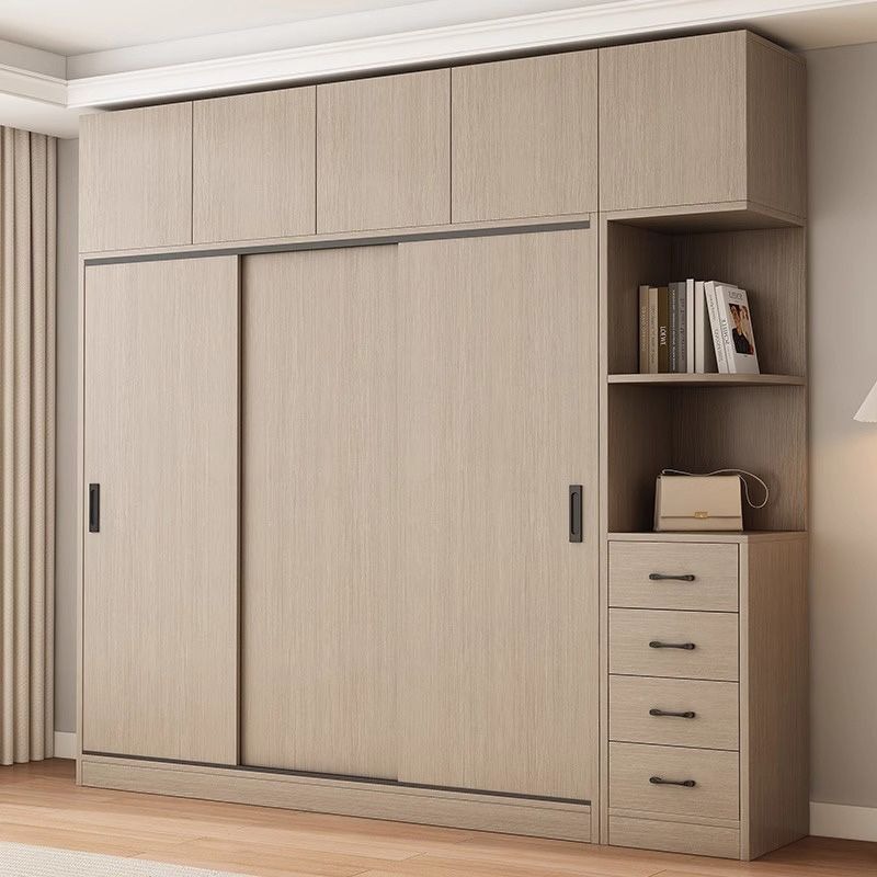 Wardrobe with Drawers Sliding Door Wardrobe Sliding Door Wardrobe with ...