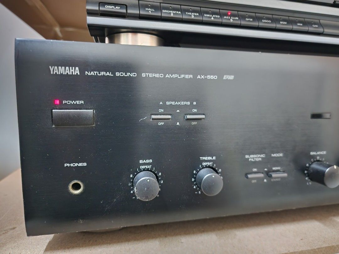 Yamaha Amplifier AX 550, Audio, Soundbars, Speakers & Amplifiers on ...