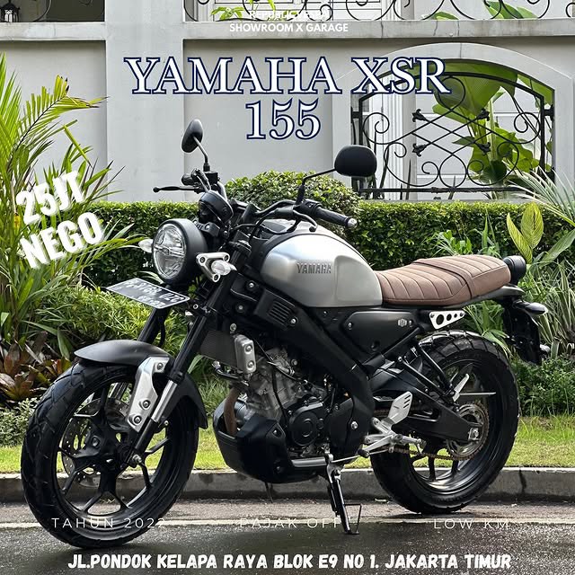 YAMAHA XSR 155 Th 2022 Warna Silver VERY GOOD CONDITION., Motor di ...