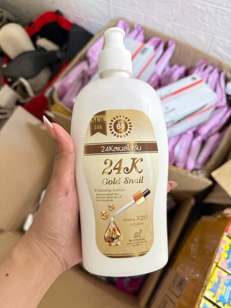 24K Gold Snail Whitening Lotion SPF 60, Beauty & Personal Care, Face ...