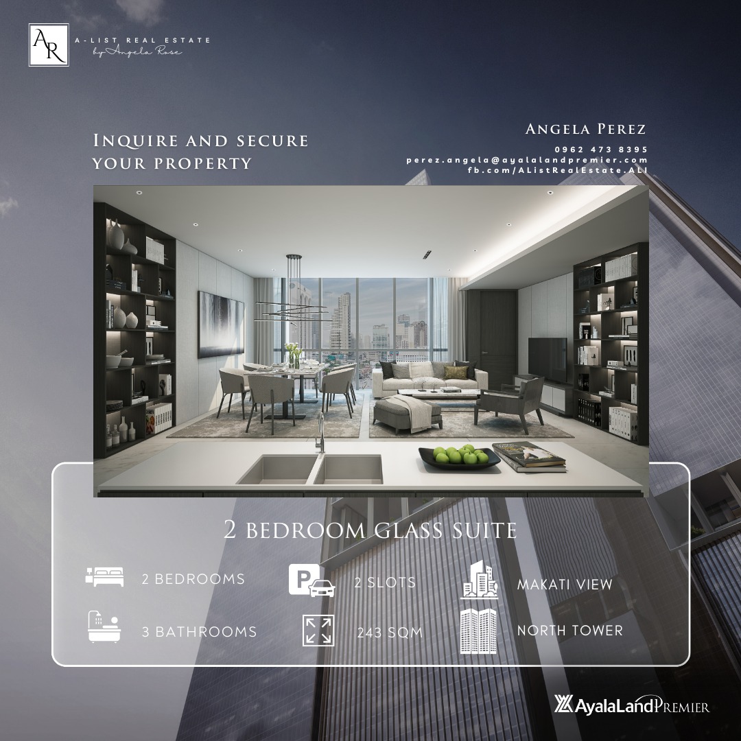 2BR Glass Suite Unit in Park Central Towers | 146 sqm | Makati Central ...