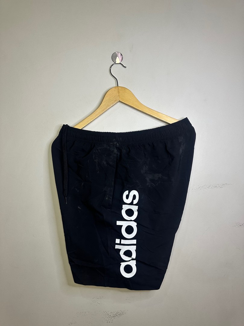 ADIDAS SIDE SCRIPT LOGO, Men's Fashion, Bottoms, Shorts on Carousell