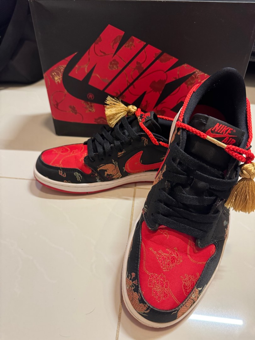 Air Jordan 1 Low Chinese new year CNY 2021, Men's Fashion, Footwear ...