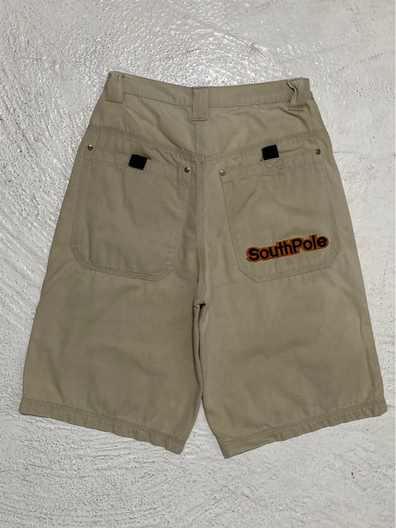 Authentic Southpole Cream Baggy Jorts for Men’s, Actual Waistline 29 ...