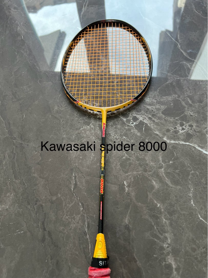 Badminton kawasaki spider 8000, Sports Equipment, Sports & Games ...