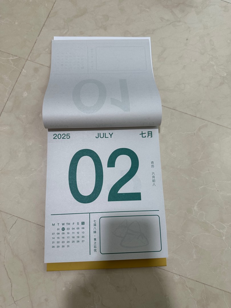 Bn calendar from May 2025, Hobbies & Toys, Stationery & Craft, Other ...