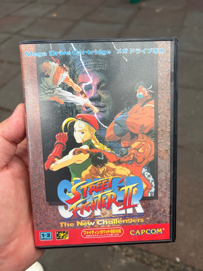 Capcom mega drive MD STREET FIGHTER 2 the new challengers, 電子遊戲, 電子遊戲 ...