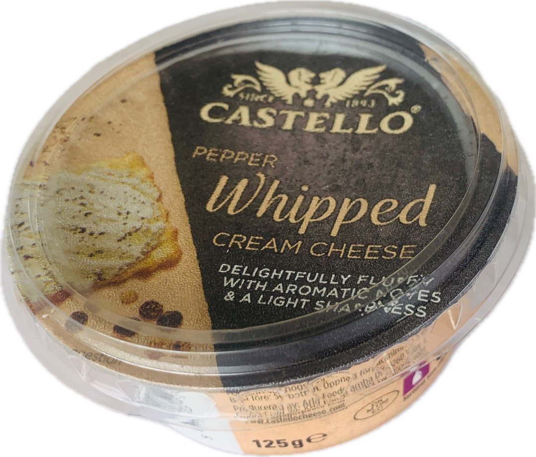 CASTELLO® PEPPER Whipped CREAM CHEESE 125G, Food & Drinks, Other Food ...