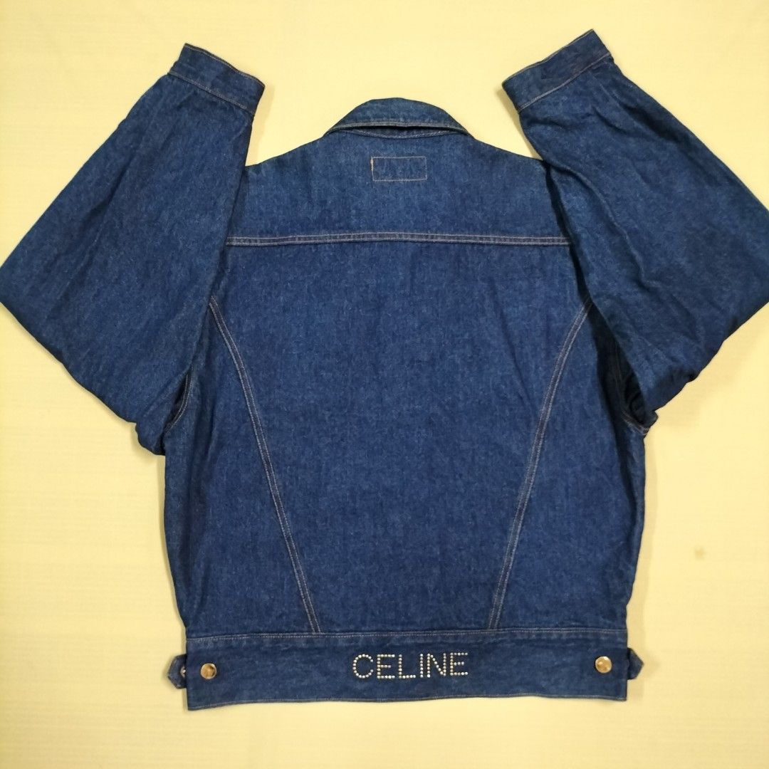 Celine denim jacket, Women's Fashion, Coats, Jackets and Outerwear on ...