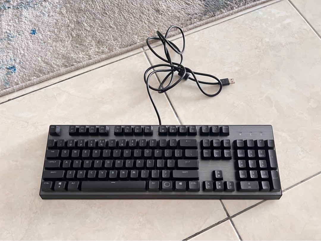 Cooler Master CK350 Blue Switch Wired Mechanical Keyboard, Computers ...