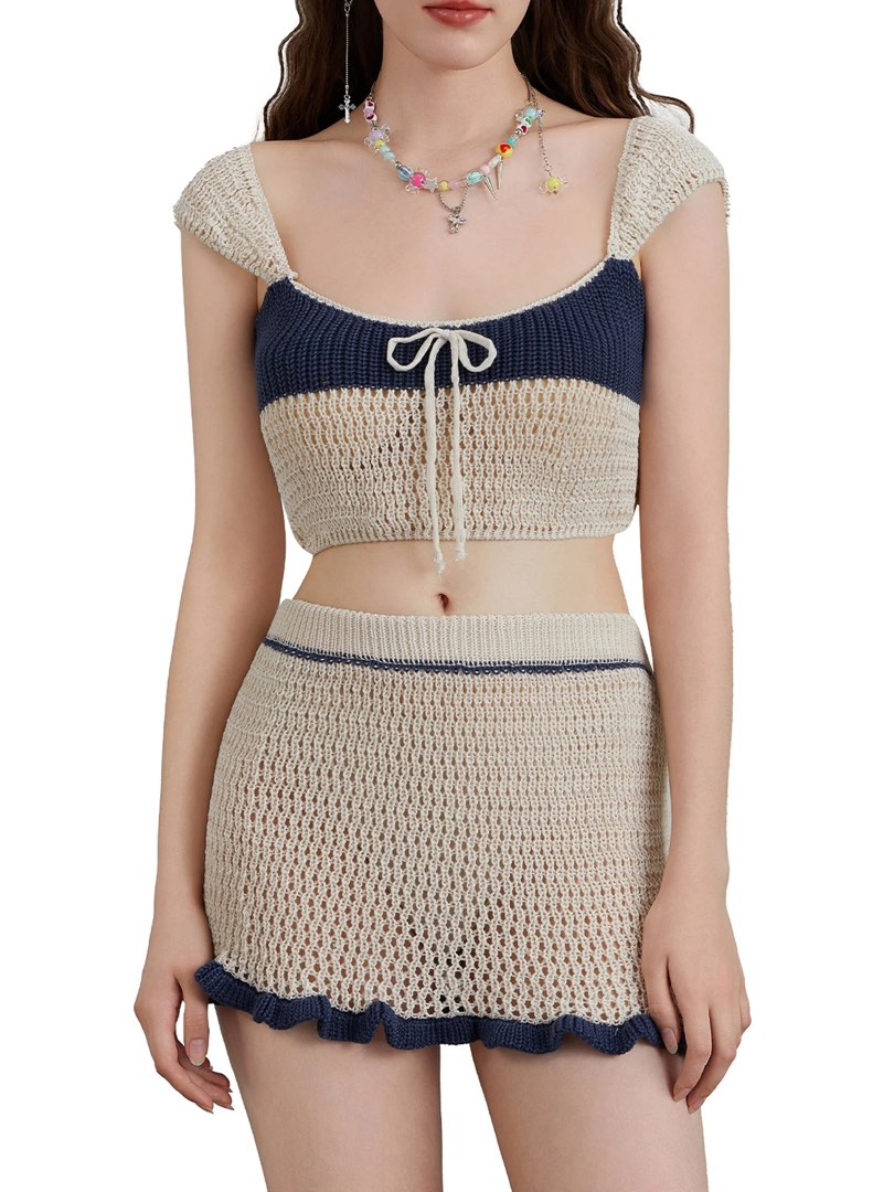 Crochet set, Women's Fashion, Dresses & Sets, Sets or Coordinates on ...