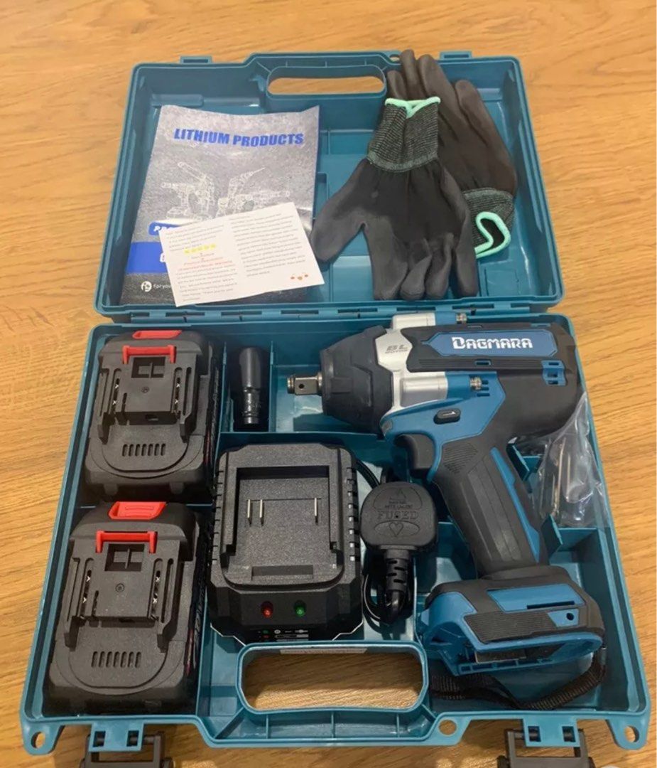 Dagmara 800Nm Electric 1/2 Inch Cordless Impact Wrench Heavy Duty ...