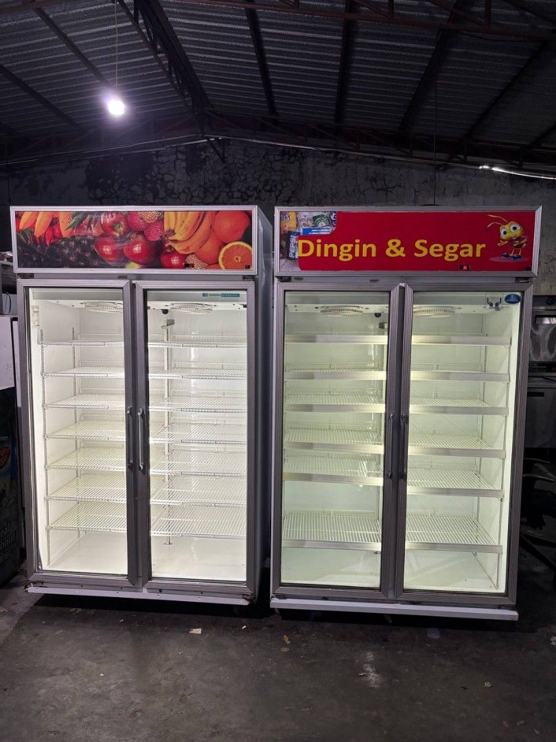 Dijual Showcase 2 pintu sanden intercool model SDC-1000 AY mesin ori ...