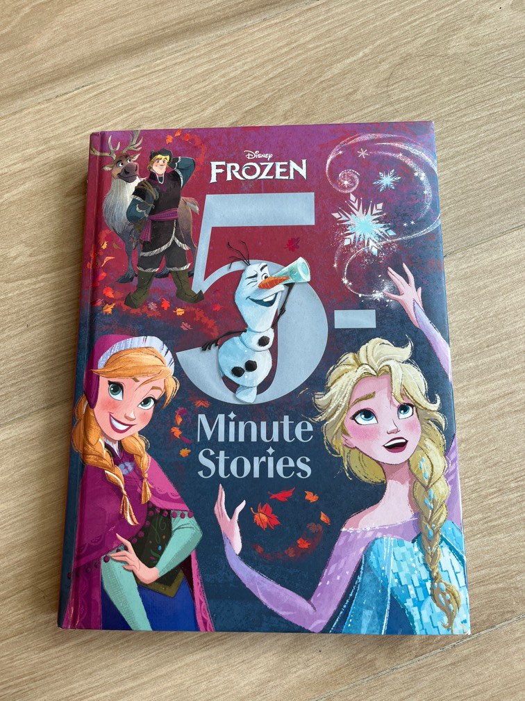 Disney Frozen 5-minutes Stories, 興趣及遊戲, 書本 & 文具, 兒童書籍 - Carousell