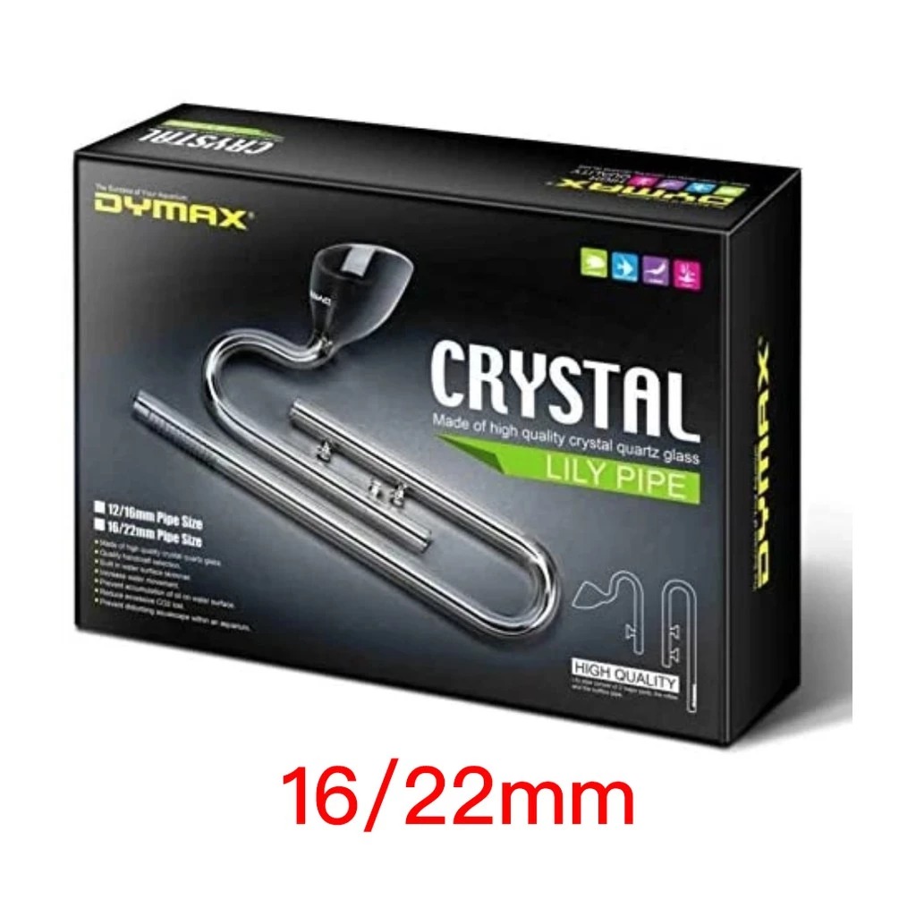 Dymax Crystal Glass Lily Pipe Inflow Outlfow Set, Pet Supplies, Homes & Other Pet Accessories on ...