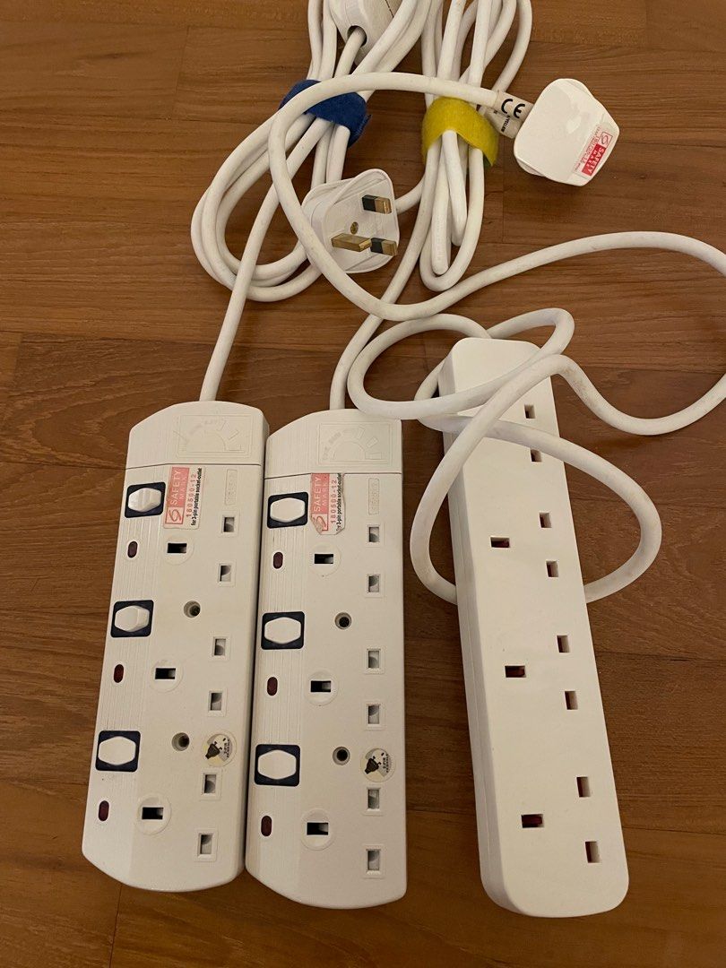 Extension Power Socket, TV & Home Appliances, Electrical, Adaptors ...