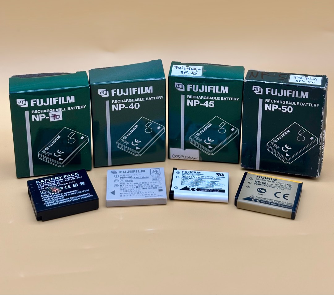 FUJIFILM CAMERA RECHARGEABLE BATTERY NP-40 NP-45 NP-50 NP-70 ...
