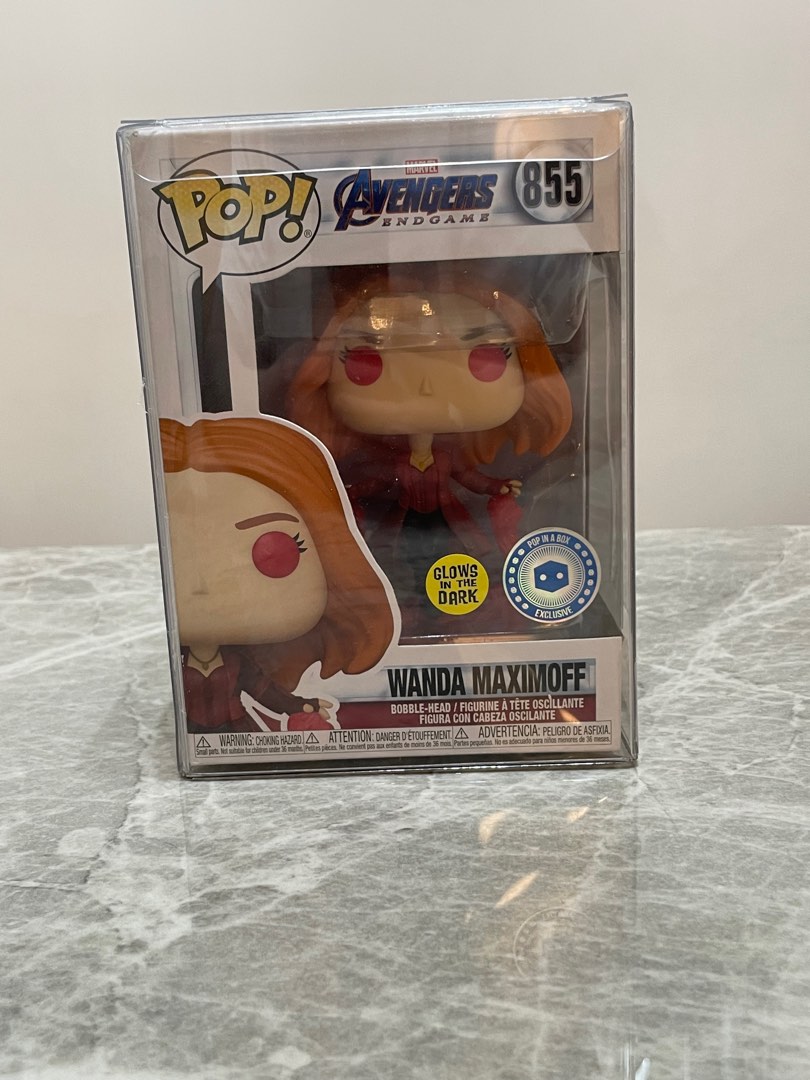 Funko Pop! Marvel | Wanda Maximoff 855 |Scarlet Witch Avengers Endgame ...