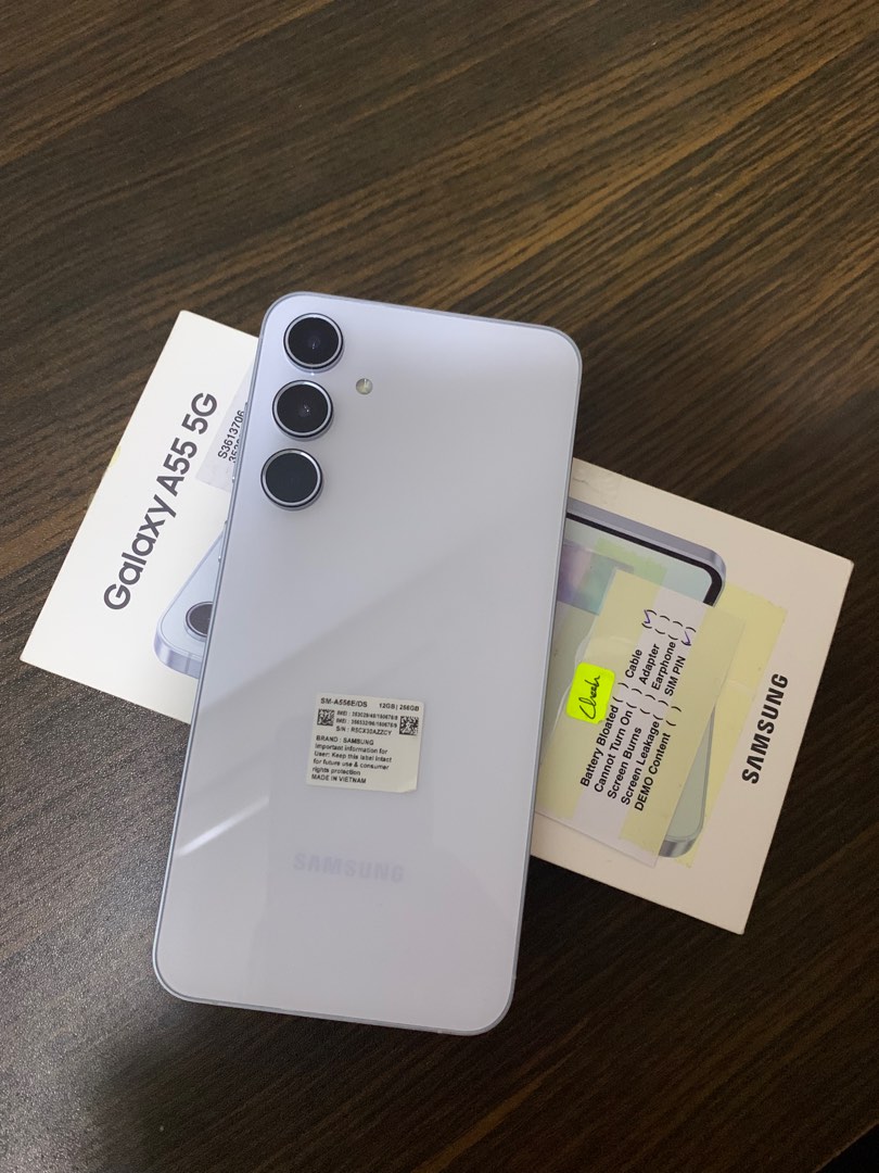 Galaxy A55 5G Awesome Lilac 256GB, Mobile Phones & Gadgets, Mobile ...
