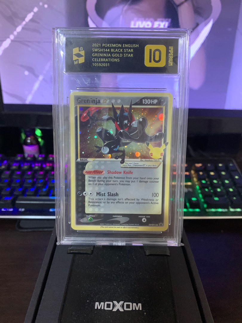 Greninja 25th Anniversary #SWSH144 PCG 10 Slab, Hobbies & Toys, Toys ...