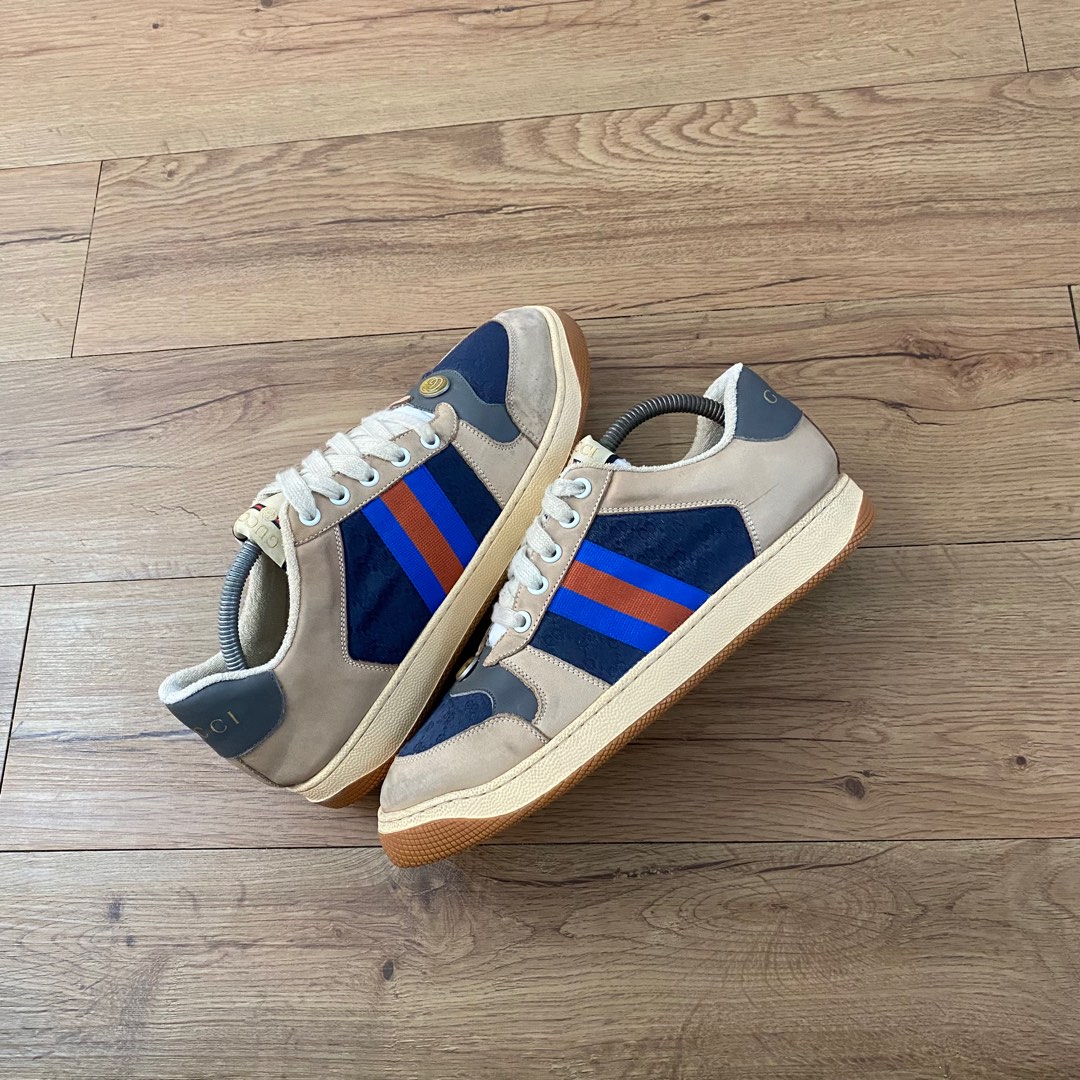 Gucci Screener (8uk), Men's Fashion, Footwear, Sneakers on Carousell