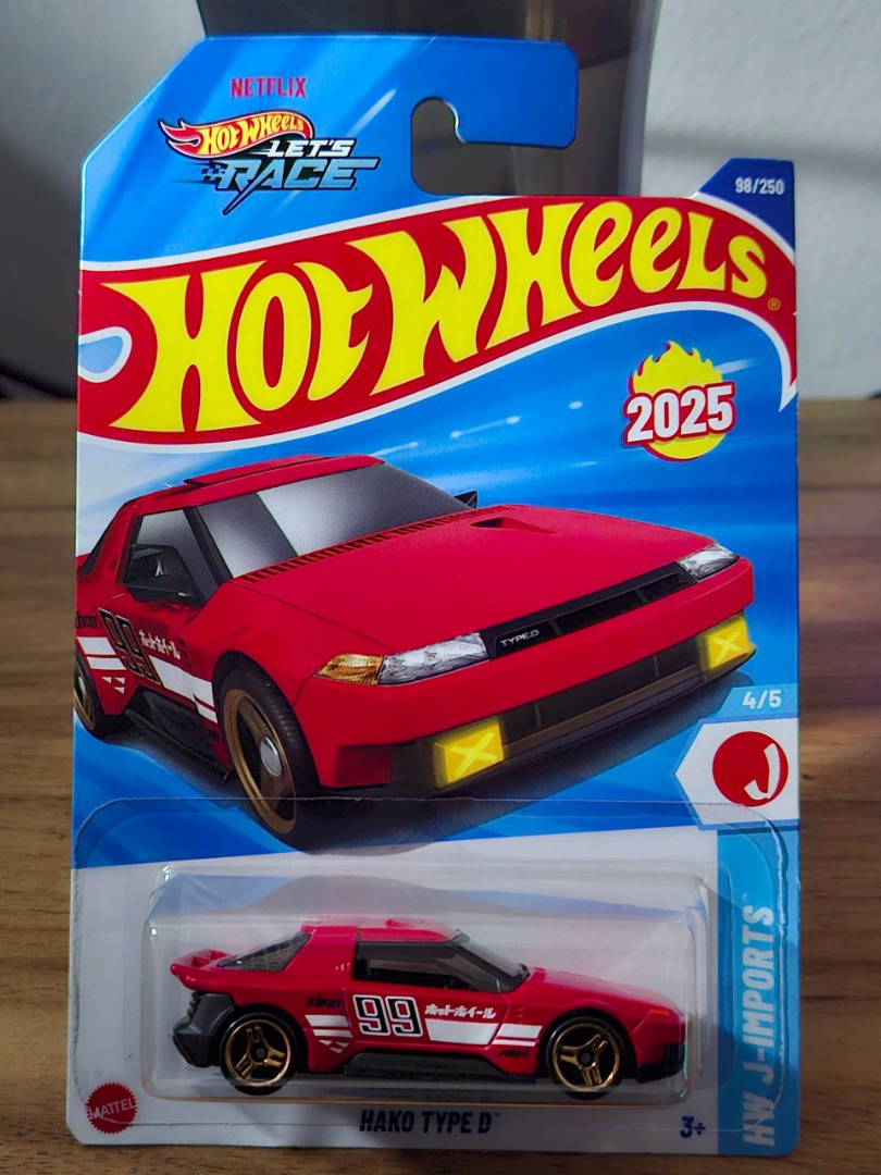 Hot Wheels - Hako Type D (Red) | HOTWHEELS | NETFLIX | RED | HW J ...