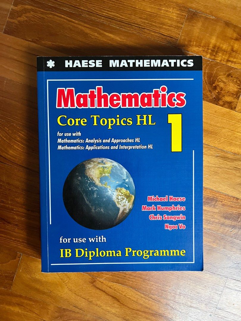 IB Higher Level Mathematics Analysis and Approaches Textbook 1 ...
