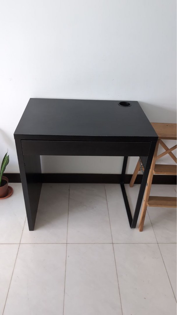 Ikea MICKE desk 73x50cm, Furniture & Home Living, Furniture, Tables ...