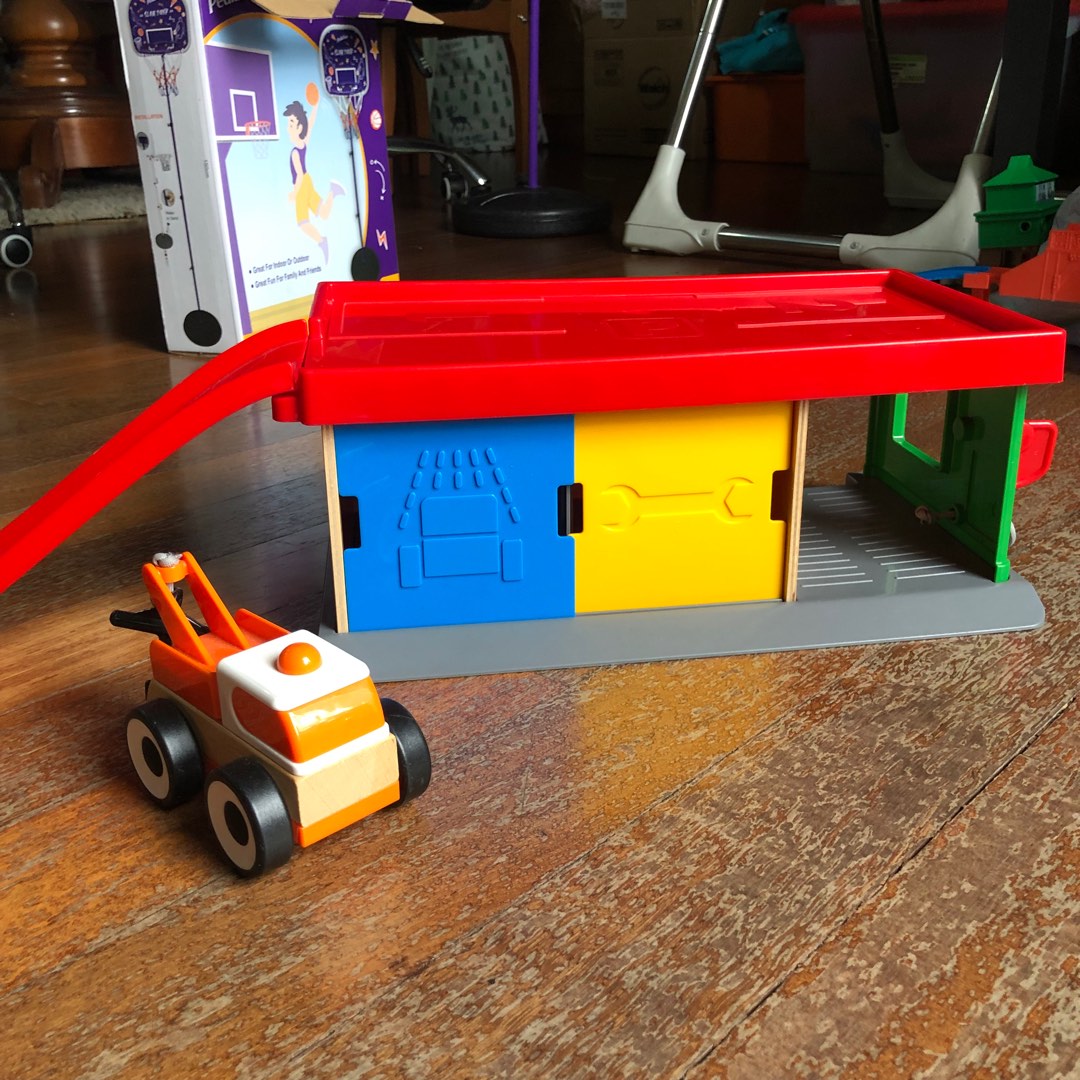 Ikea Tow Truck Wooden Wood Garage Baby Children Kid Toddler Wooden Toy ...