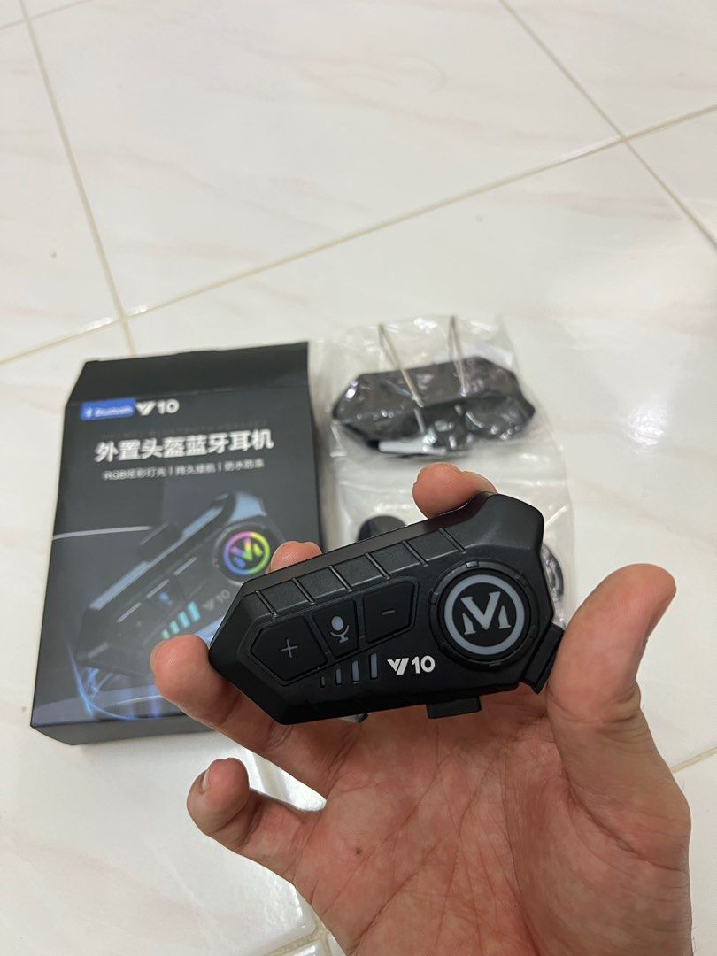 Intercom y10 Intercom helmet bluetooth speaker, Auto Accessories on ...