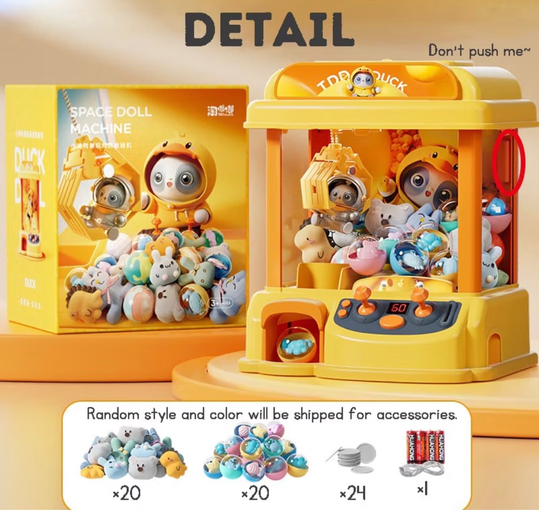 Kids Mini Arcade Claw Machine, Babies & Kids, Infant Playtime on Carousell