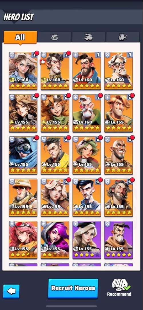 Last War Account, HQ 32, Squad 1 power >32M without overlord, 2 mythics ...