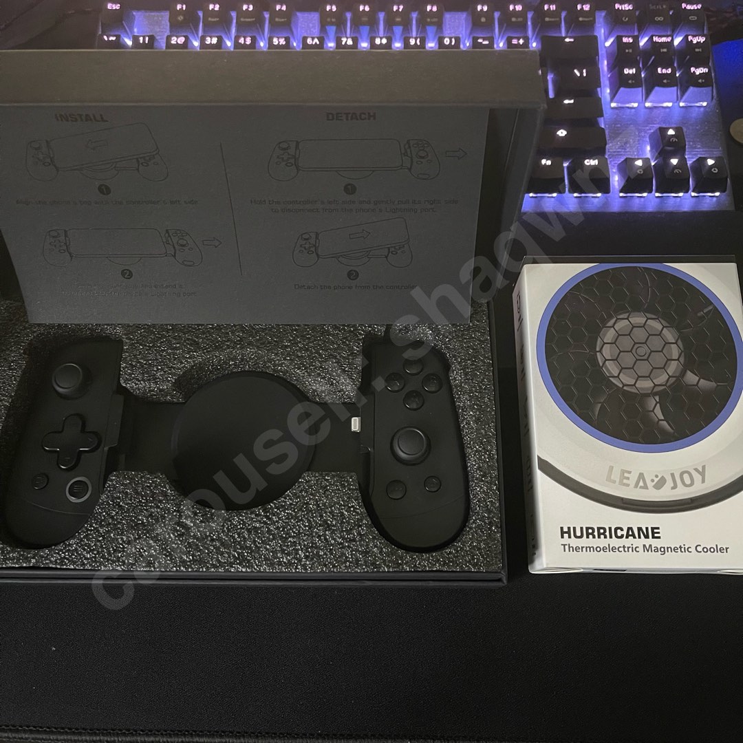 Leadjoy M1 (lightning) controller + Cooler for iPhone, Video Gaming ...