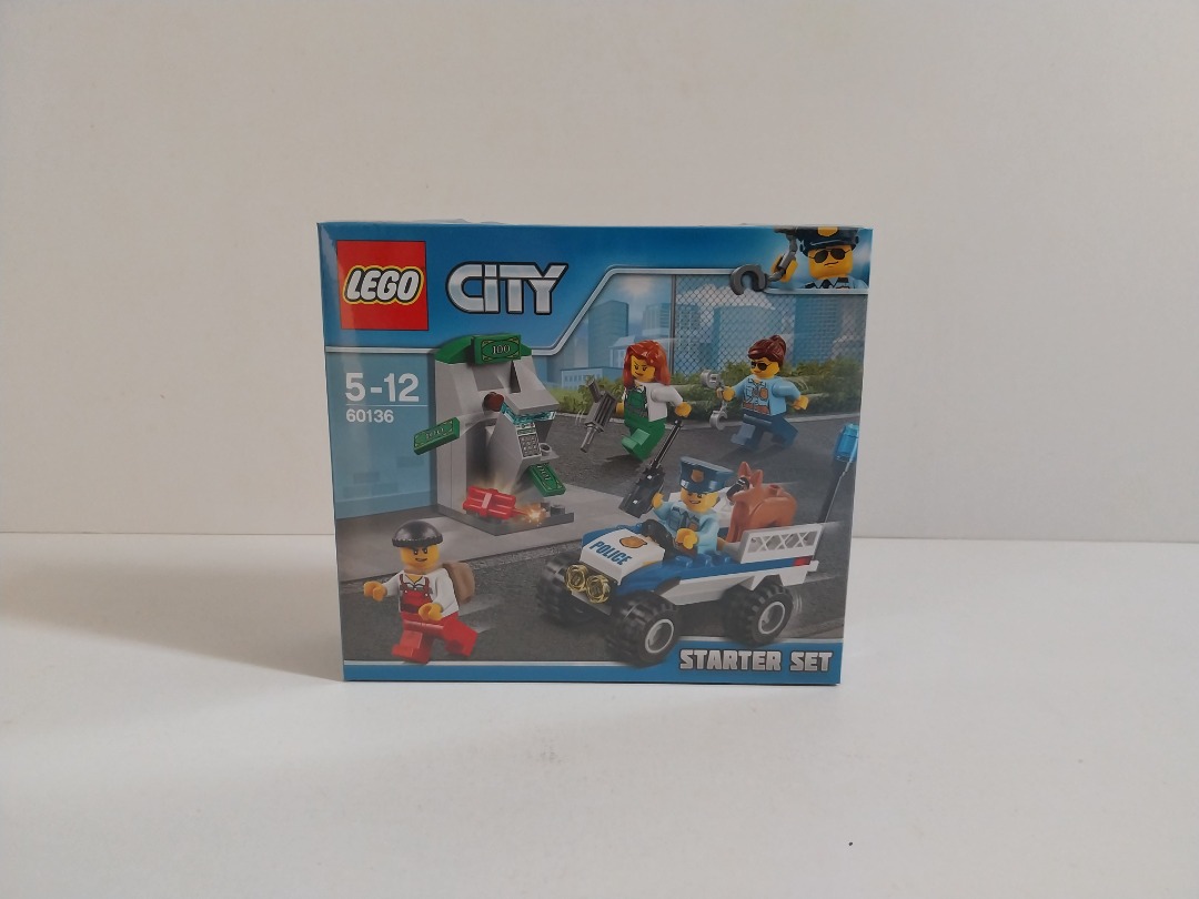 LEGO 60136 City Police Starter Set 小偷與提款機, 興趣及遊戲, 玩具 & 遊戲類 - Carousell